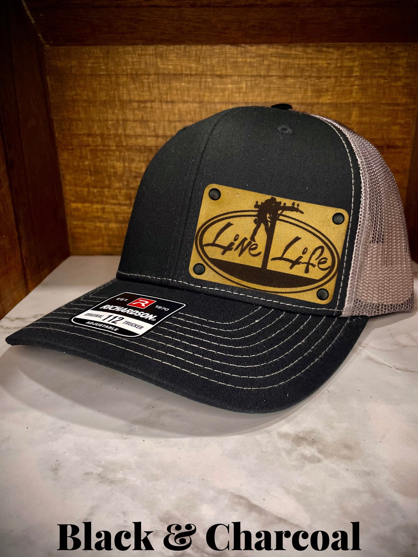 Richardson 112 Line Life Power Lineman Patch Hat – Doss Custom Leather ...